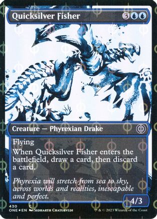 Quicksilver Fisher (Showcase) (Step-and-Compleat Foil) - Phyrexia: All ...