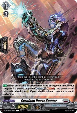 Cerulean Heavy Gunner - Minerva Rising - Cardfight Vanguard