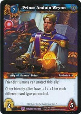 Prince Anduin Wrynn - Twilight of the Dragons - WoW