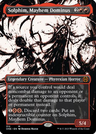 Solphim, Mayhem Dominus (Showcase) - Phyrexia: All Will Be One - Magic ...