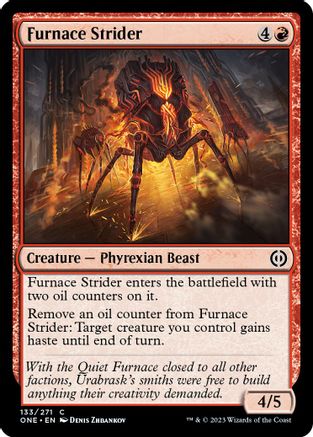 Furnace Strider - Phyrexia: All Will Be One - Magic: The Gathering