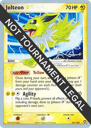 Jolteon Star - 2008 (Jason Klaczynski) - World Championship Decks - Pokemon