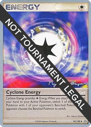 Cyclone Energy - 2010 (Mychael Bryan) - World Championship Decks - Pokemon