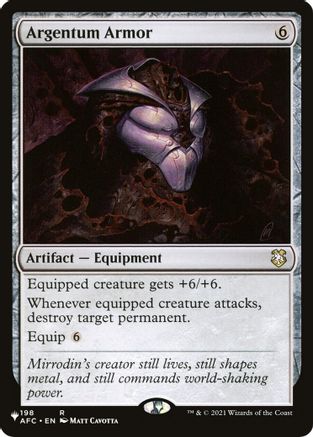 Argentum Armor - The List Reprints - Magic: The Gathering