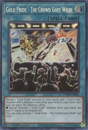 Gold Pride - The Crowd Goes Wild! - Photon Hypernova - YuGiOh