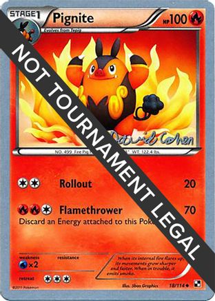 Pignite - 2011 (David Cohen) - World Championship Decks - Pokemon