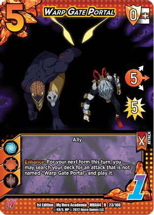 Warp Gate Portal - UniVersus: My Hero Academia: League of Villains - UniVersus