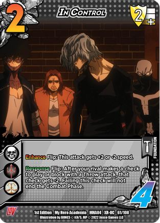 In Control (XR) - UniVersus: My Hero Academia: League of Villains ...