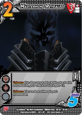 Mastermind Revealed (XR) - UniVersus: My Hero Academia: League of ...