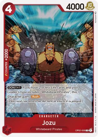 Jozu - Paramount War - One Piece Card Game