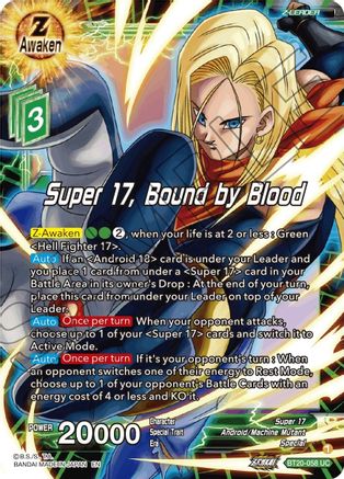 Super 17, Bound by Blood - Power Absorbed - Dragon Ball Super: Masters