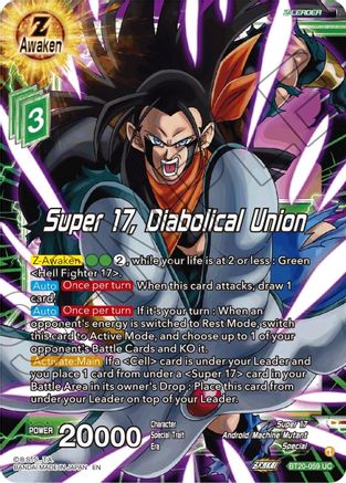 Super 17, Diabolical Union - Power Absorbed - Dragon Ball Super CCG