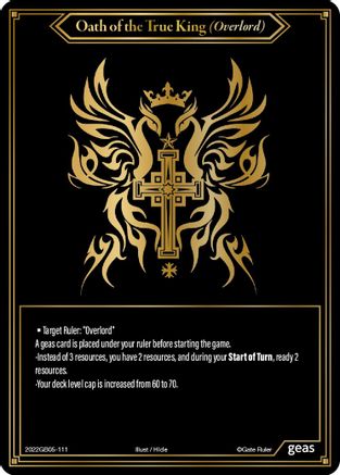 Oath of the True King (Overlord) - Shout with the Geas - Gate Ruler
