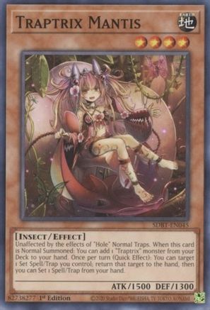 Traptrix Mantis - Structure Deck: Beware of Traptrix - YuGiOh