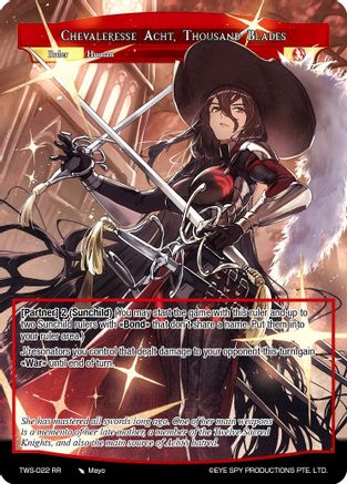 Chevaleresse Acht, Thousand Blades - The War of the Suns - Force of Will