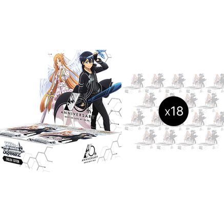 Sword Art Online Animation 10th Anniversary Booster Box Case - Sword ...