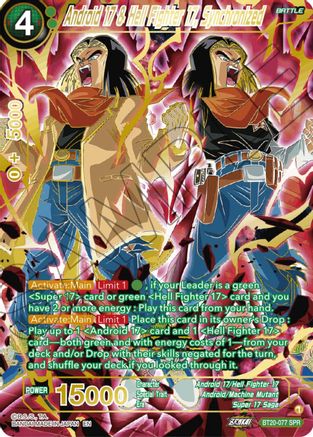 Android 17 & Hell Fighter 17, Synchronized (SPR) - Power Absorbed ...