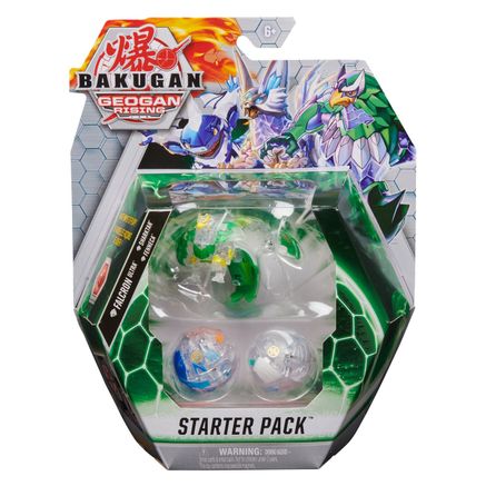 Bakugan Starter 3-Pack - Ventus Diamond Falcron Ultra - Geogan Rising ...