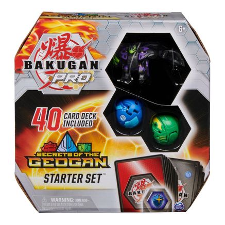 Bakugan Geogan Rising Starter Set - Darkus Falcron Ultra - Geogan ...