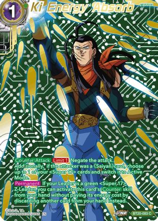 Ki Energy Absorb (Gold-Stamped) - Power Absorbed - Dragon Ball Super ...