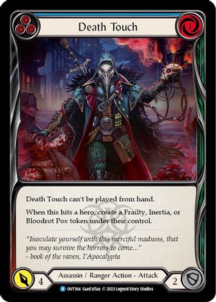 Death Touch (Blue) - Outsiders - Flesh and Blood TCG