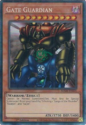 Gate Guardian (CR) - Maze of Memories - YuGiOh