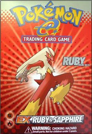 EX Ruby & Sapphire Theme Deck - "Ruby" [Blaziken] - Team Magma vs Team Aqua - Pokemon