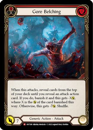 Gore Belching - Outsiders - Flesh and Blood TCG
