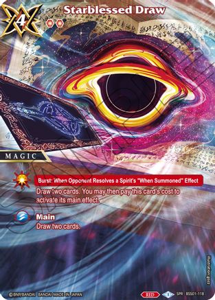 Starblessed Draw (SPR) - Dawn of History - Battle Spirits Saga