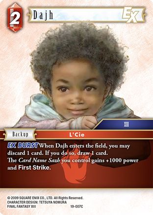 Dajh EX - From Nightmares - Final Fantasy TCG