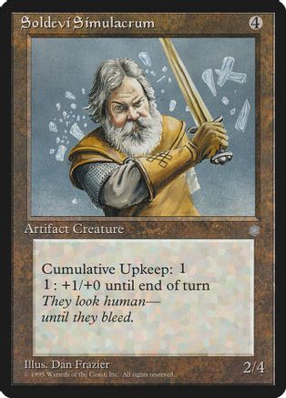 Soldevi Simulacrum - Ice Age - Magic: The Gathering