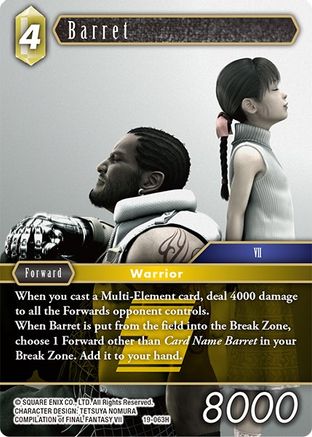 Barret - From Nightmares - Final Fantasy TCG