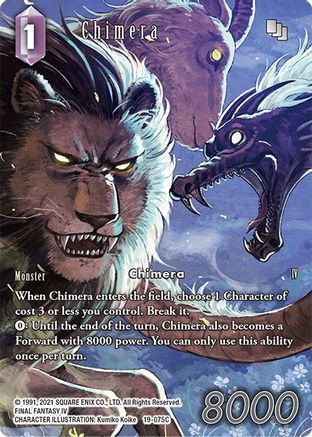 Chimera (Full Art) - From Nightmares - Final Fantasy TCG