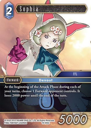 Sophia - From Nightmares - Final Fantasy TCG