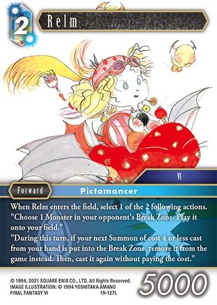 Relm - From Nightmares - Final Fantasy TCG