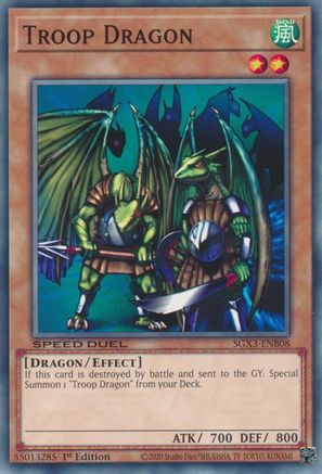 Troop Dragon - Speed Duel GX: Duelists of Shadows - YuGiOh