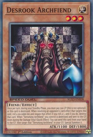 Desrook Archfiend - Speed Duel GX: Duelists of Shadows - YuGiOh