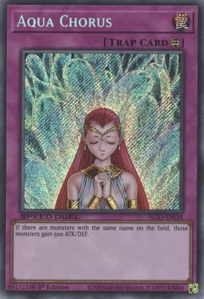Aqua Chorus (Secret Rare) - Speed Duel GX: Duelists of Shadows - YuGiOh