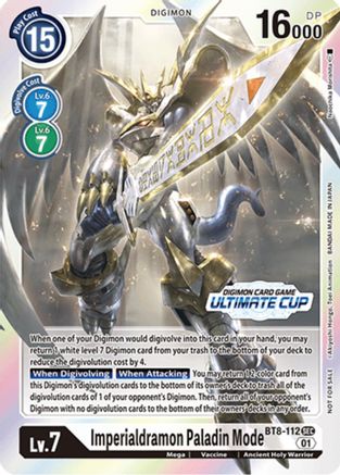 Imperialdramon Paladin Mode (Ultimate Cup 2023) - New Awakening ...