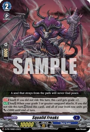 Squalid Freaks - D Promo Cards - Cardfight Vanguard