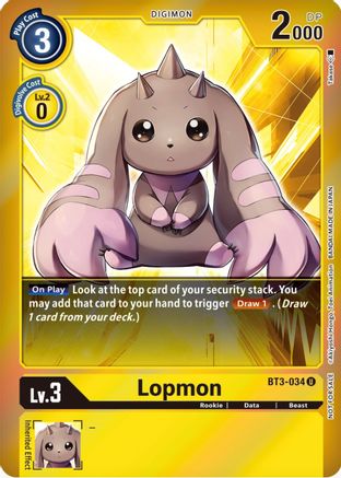 Lopmon (Event Pack 4) - Release Special Booster - Digimon Card Game