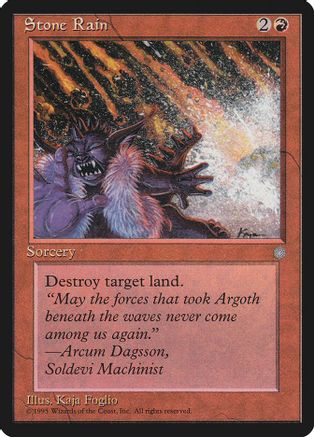Stone Rain - Ice Age - Magic: The Gathering