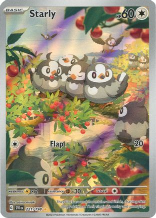 Starly - 221/198 - SV01: Scarlet & Violet Base Set - Pokemon