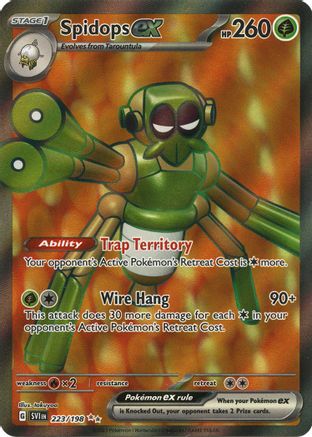 Spidops ex - 223/198 - SV01: Scarlet & Violet Base Set - Pokemon