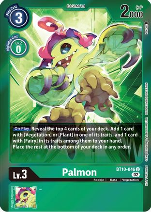 Palmon (Event Pack 4) - Xros Encounter - Digimon Card Game