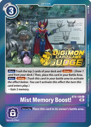 Mist Memory Boost! (Judge Pack 3) - New Awakening - Digimon Card Game