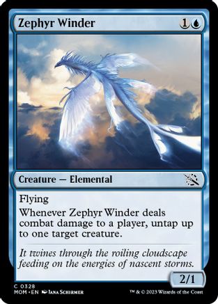 Zephyr Winder - March of the Machine - Magic: The Gathering