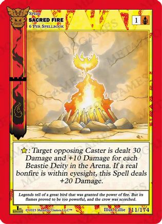 Sacred Fire - Native: First Edition - MetaZoo