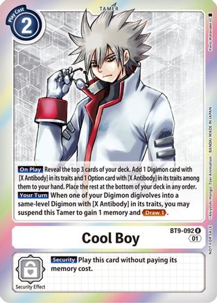 Cool Boy (Event Pack 4) - X Record - Digimon Card Game