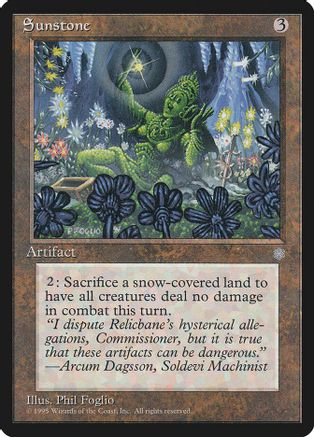 Sunstone - Ice Age - Magic: The Gathering
